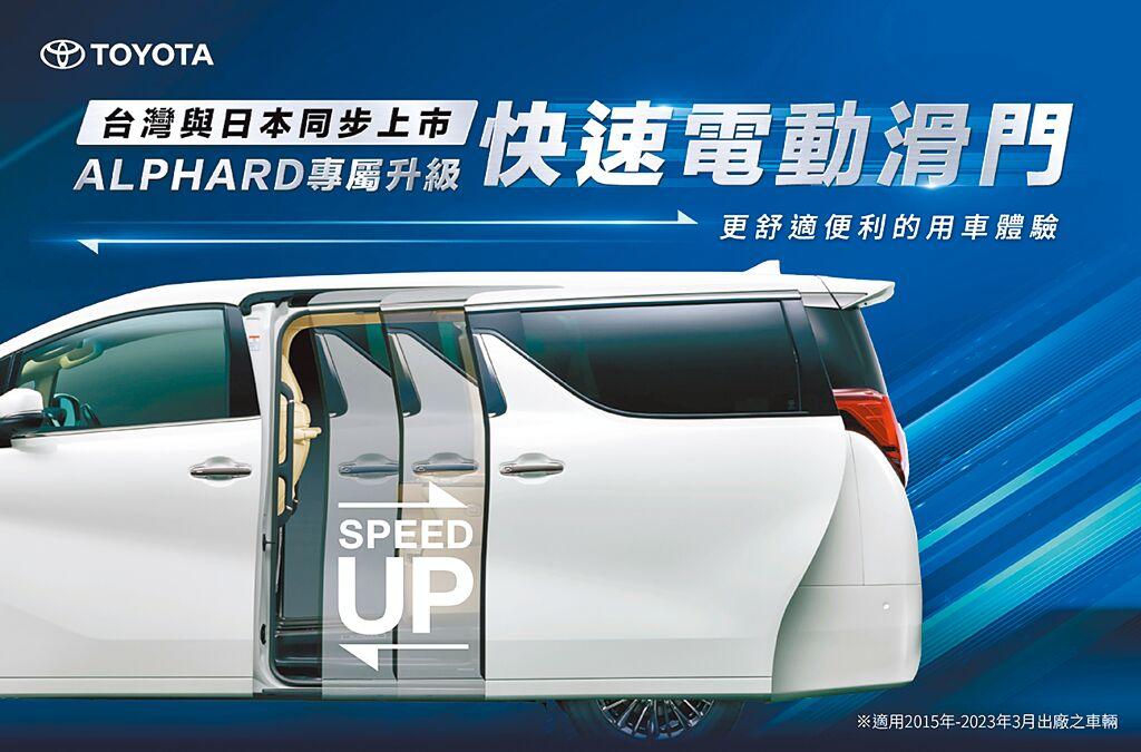 ALPHARD專屬 升級快速電動滑門 - 商情 - 旺得富理財網